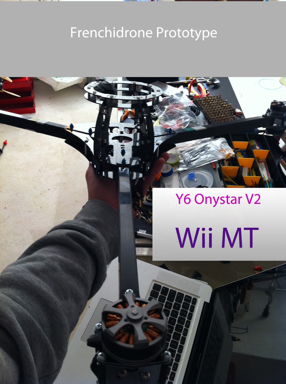 Prototype Y6 - Frenchi Drone - formation drone individuelle, concepteur ...